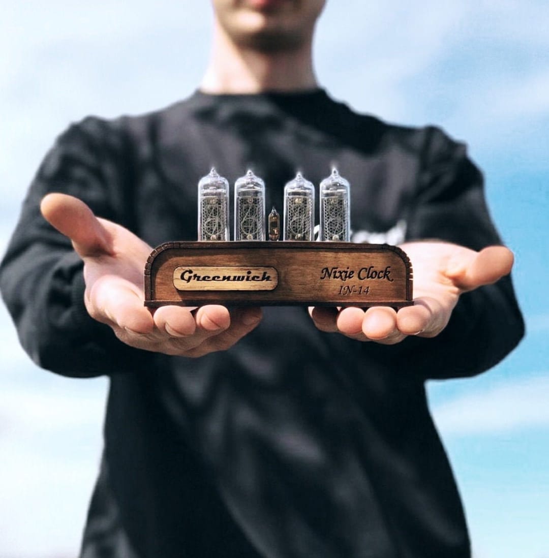 BESTSELLER Nixie Clock In-14 Nixie Tubes Clock In-14 Gift for Her - Etsy