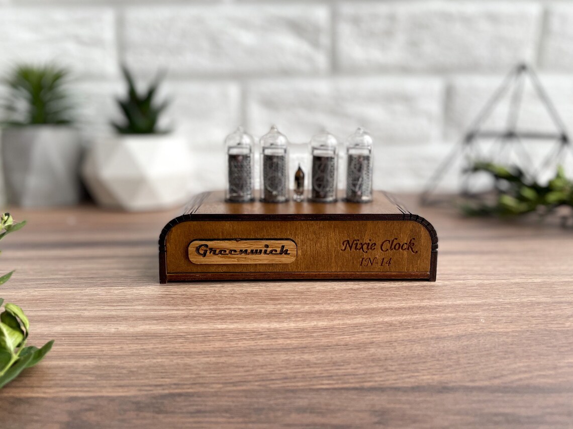 BESTSELLER Nixie Clock In-14 Neon Sign Nixie Tube In-14 Gift - Etsy