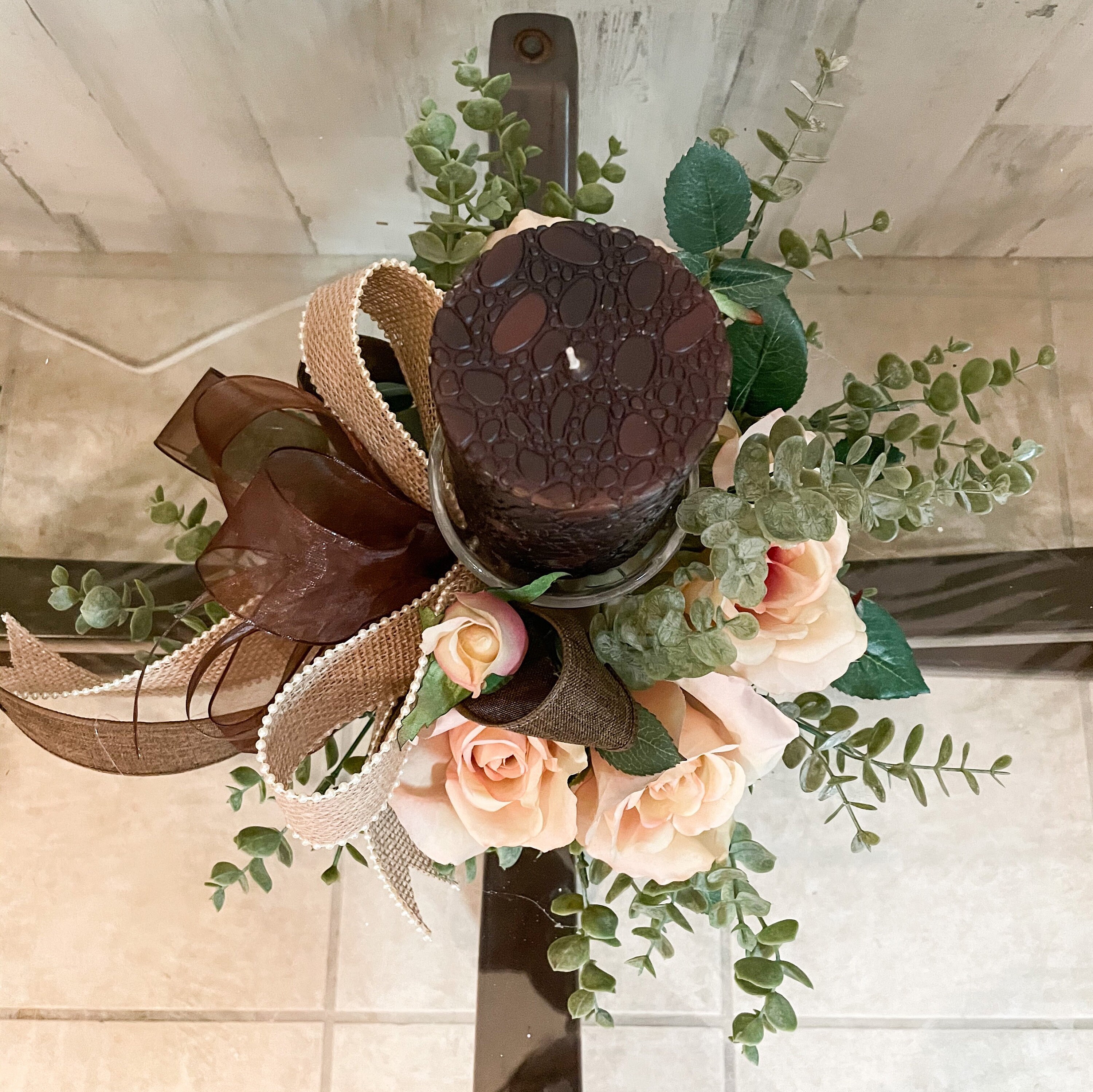 Summer centerpiece brown centerpiece neutral centerpiece | Etsy
