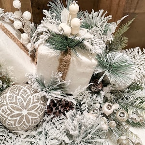 Christmas Centerpiece, Large Christmas Table Decor, Luxe Christmas ...