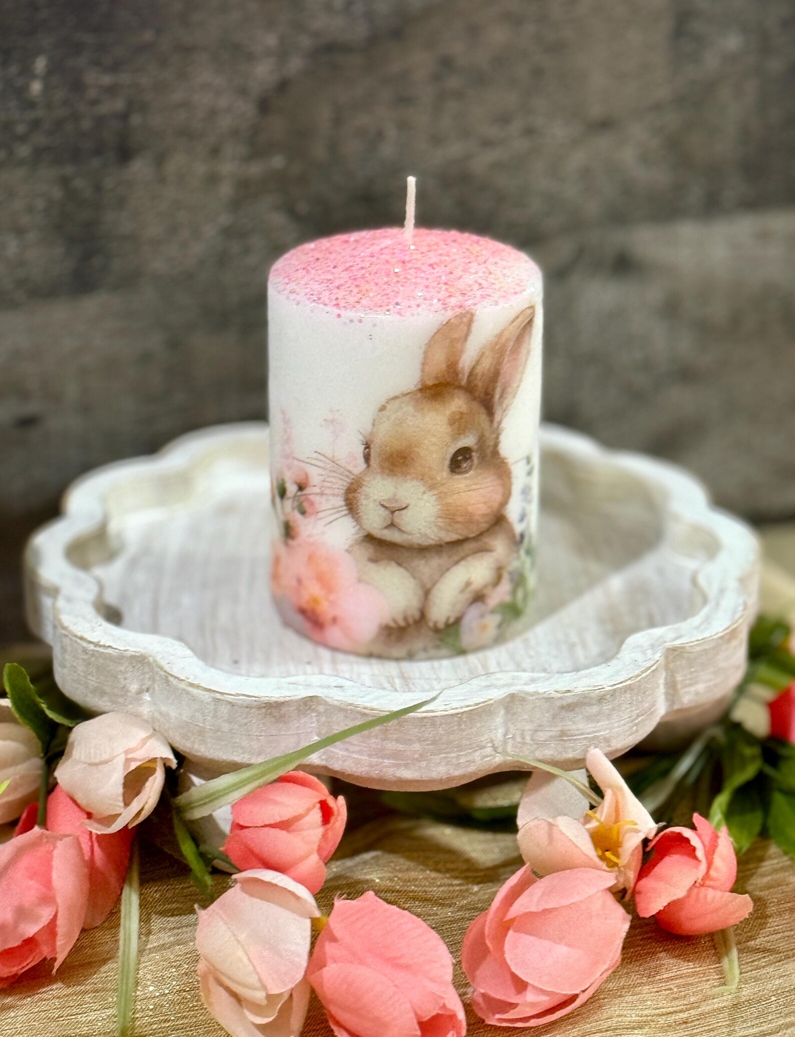 Easter Bunny Candles, Spring Candles, Hand Crafted Candles, Candles ...