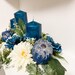 Fall Centerpiece Blue Fall Centerpiece Blue Fall Decor Blue - Etsy