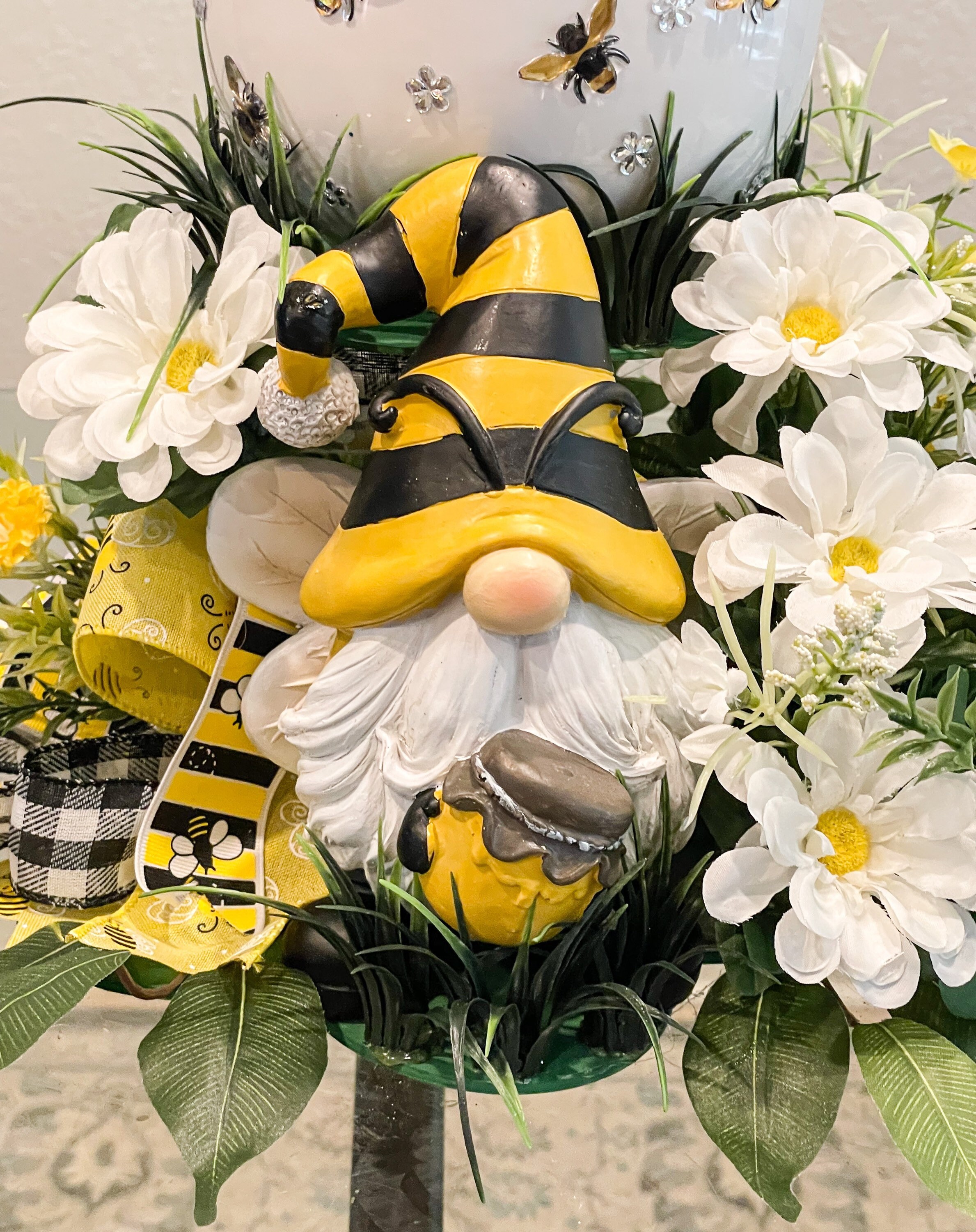 Summer Centerpiece Bees Centerpiece Bees Decor Summer Table - Etsy