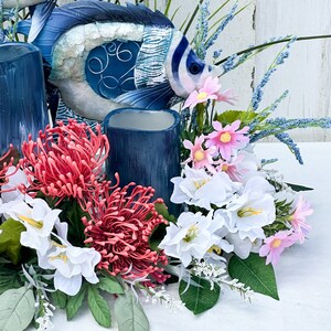 Beach Decor, Fish Decor, Beach Centerpiece, Nautical Centerpiece, Large ...