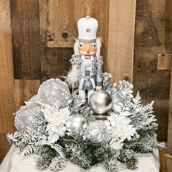 Silver Nutcracker - Etsy