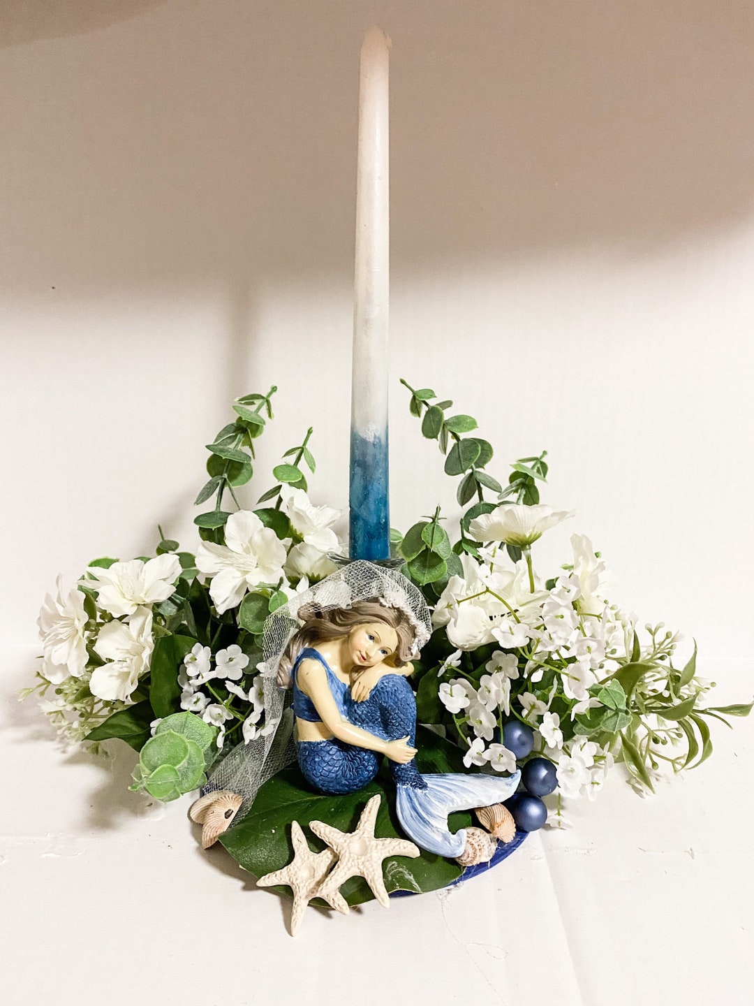 Beach Wedding Centerpiece, Mermaid Centerpiece, Bridal Shower ...