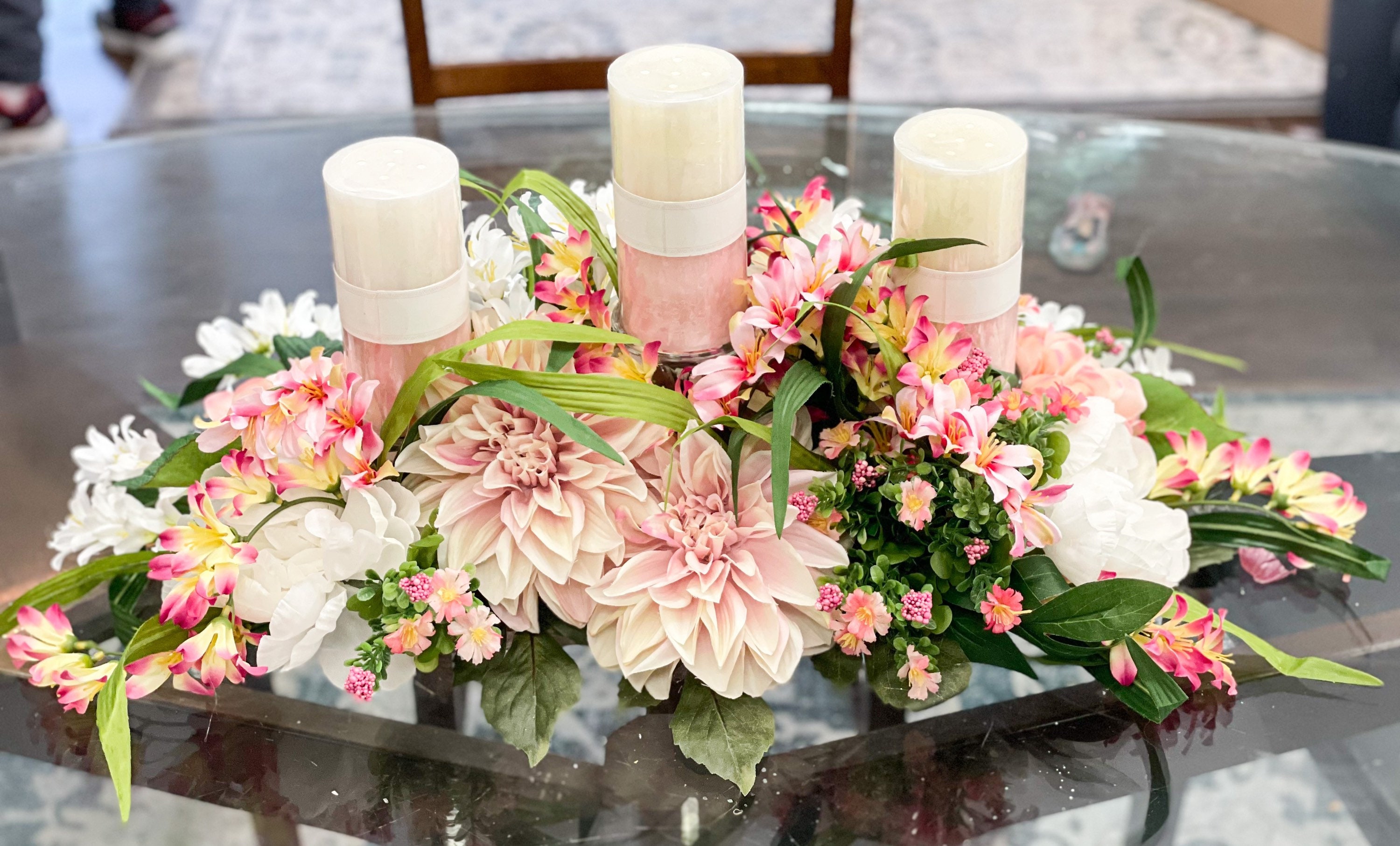 Spring Centerpiece Large Spring Floral Arrangement Spring - Etsy