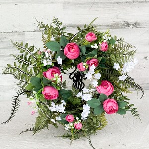 Spring Candle Wreath, Small Wreath for Candles, Spring Table Decor ...