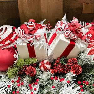 Christmas Centerpiece, Large Christmas Table Decor, Luxe Christmas ...