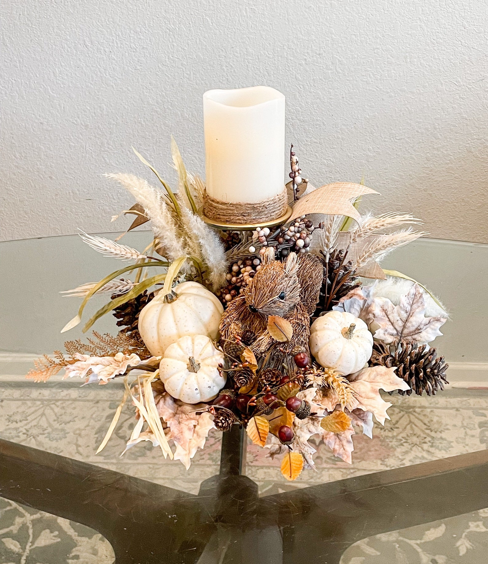 Fall Centerpiece Farmhouse Fall Centerpiece Fall Table - Etsy