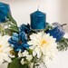 Fall Centerpiece Blue Fall Centerpiece Blue Fall Decor Blue - Etsy