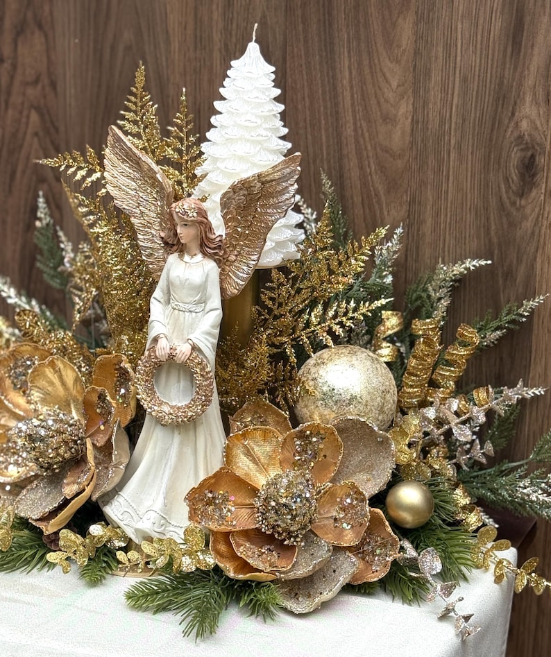 Christmas Centerpiece, Christmas Angel Centerpiece, Angel Centerpiece ...