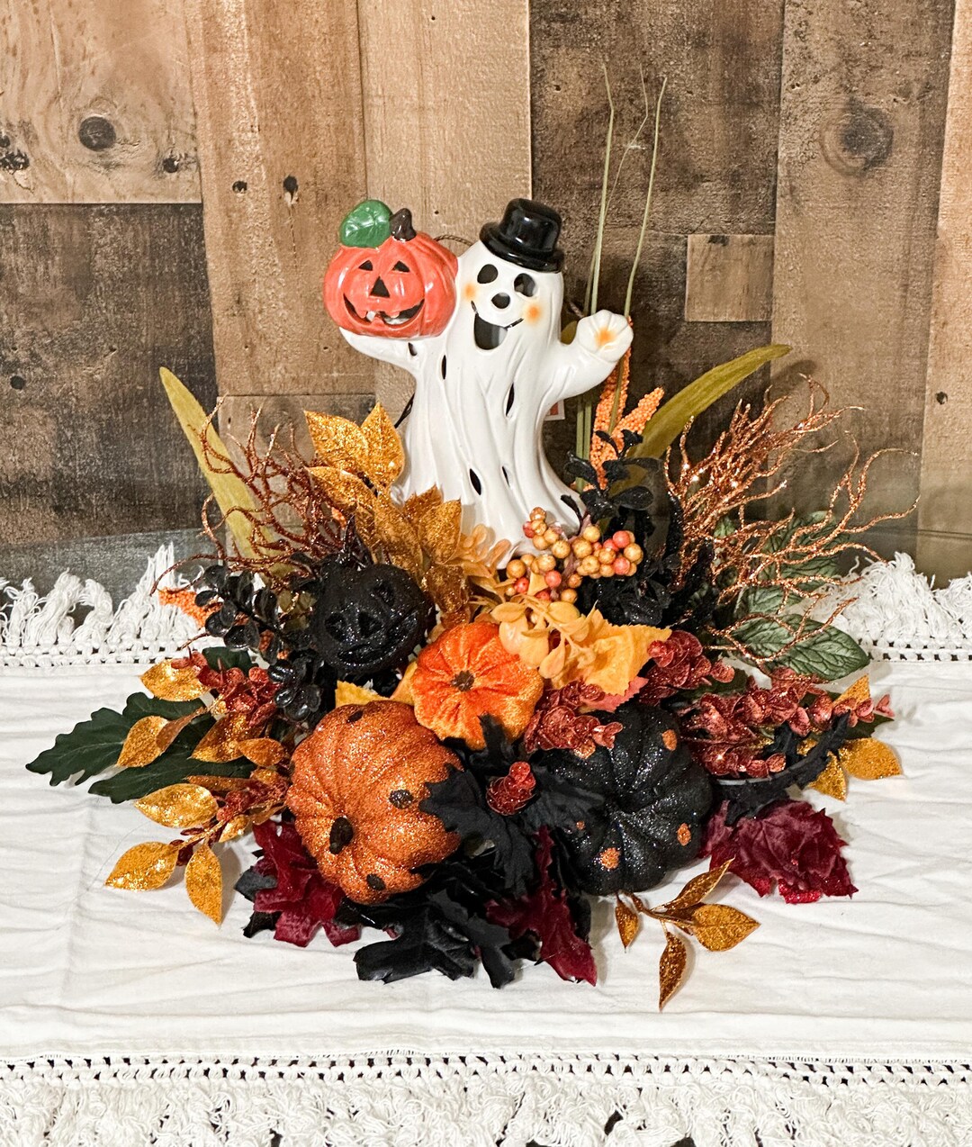 Halloween Centerpiece, Halloween Table Decor, Halloween Host Gift ...