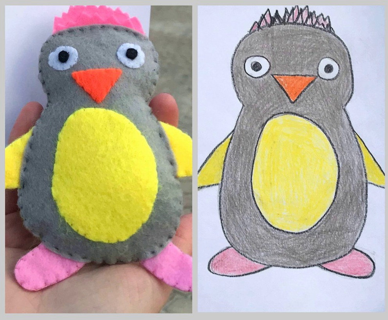 Toy by Drawing Custom Plush Сustomized toy from сhild picture | Etsy