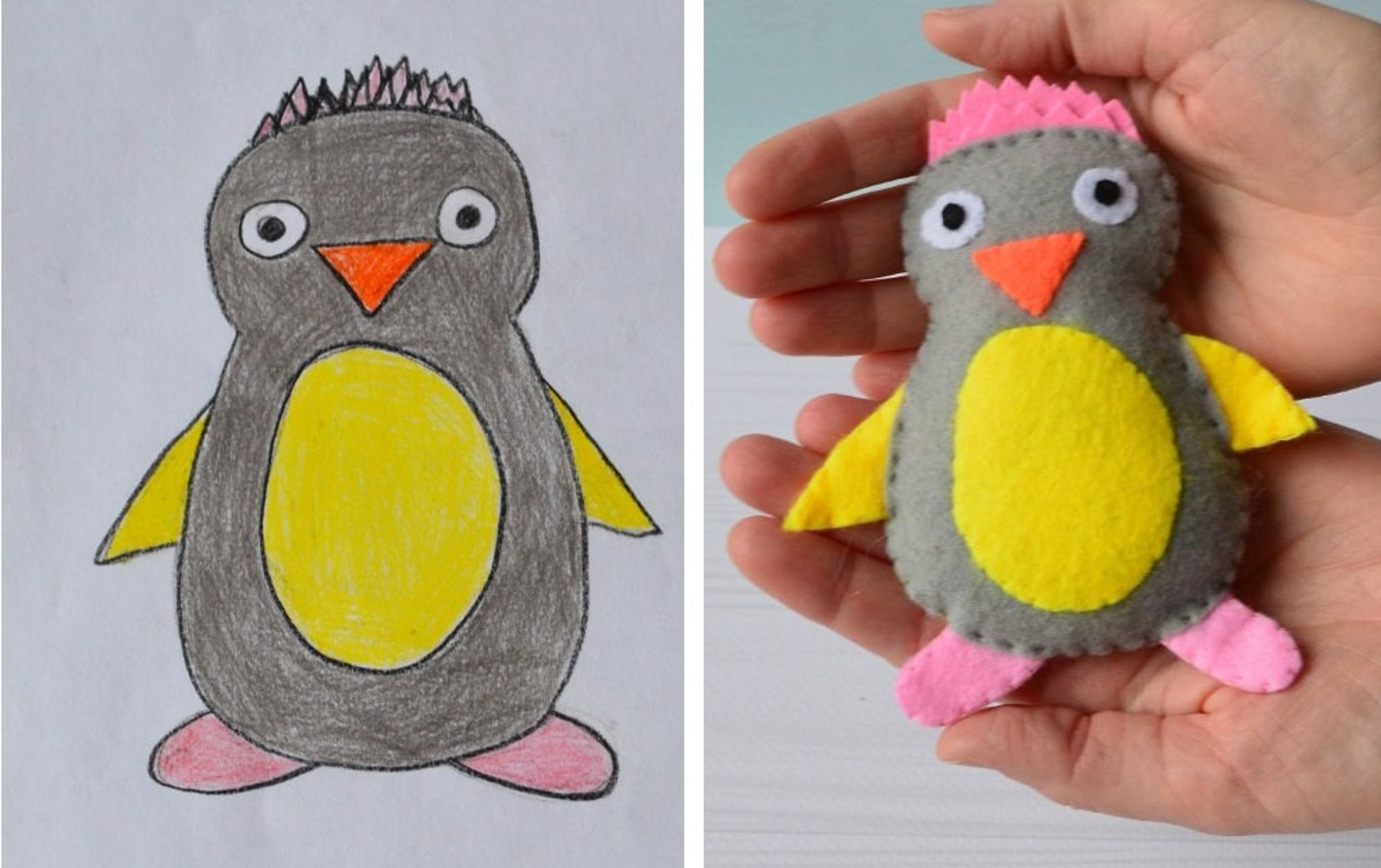 Toy by Drawing Custom Plush Сustomized toy from сhild picture | Etsy