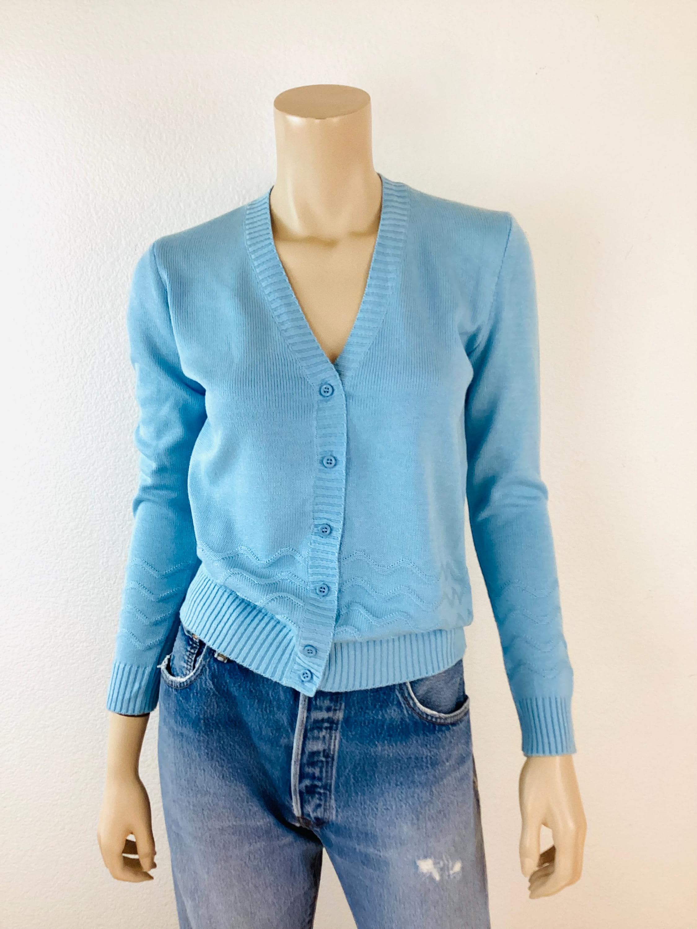 Courreges Cardigan - Etsy Courreges Cardigan - Etsy