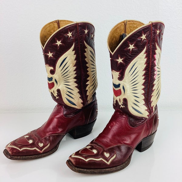 Inlay Boots - Etsy