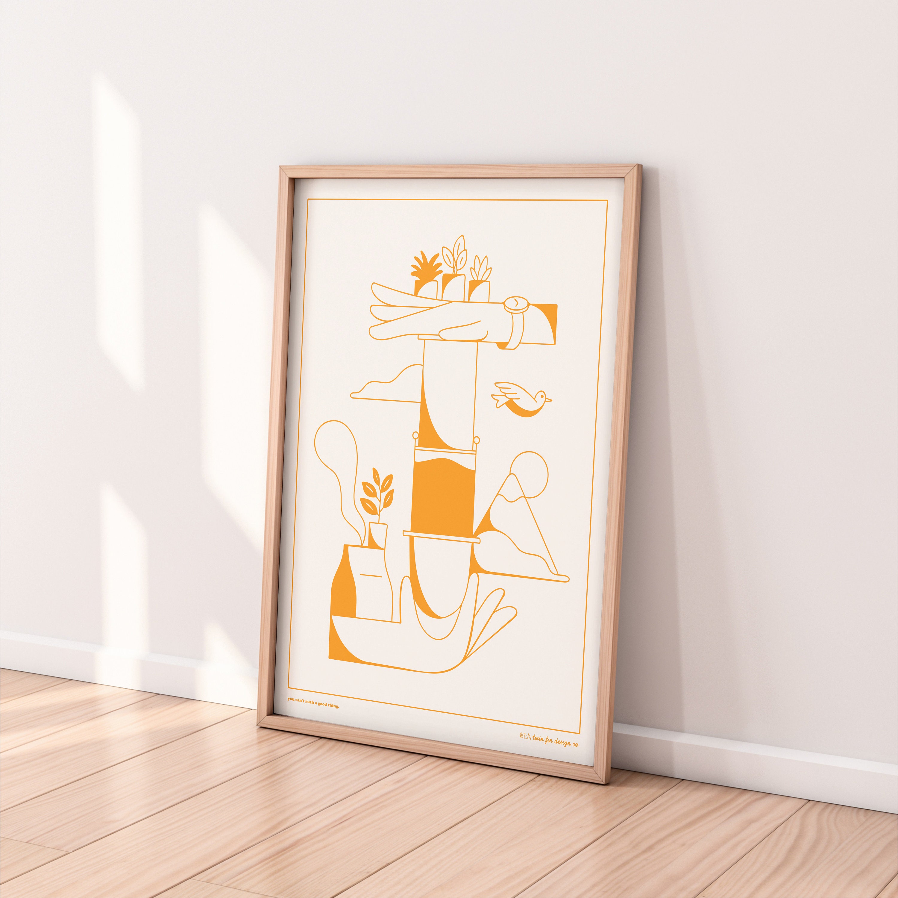 You Can’t Rush A Good Thing, Wall Art, Giclee Art, Coffee Art, Home ...
