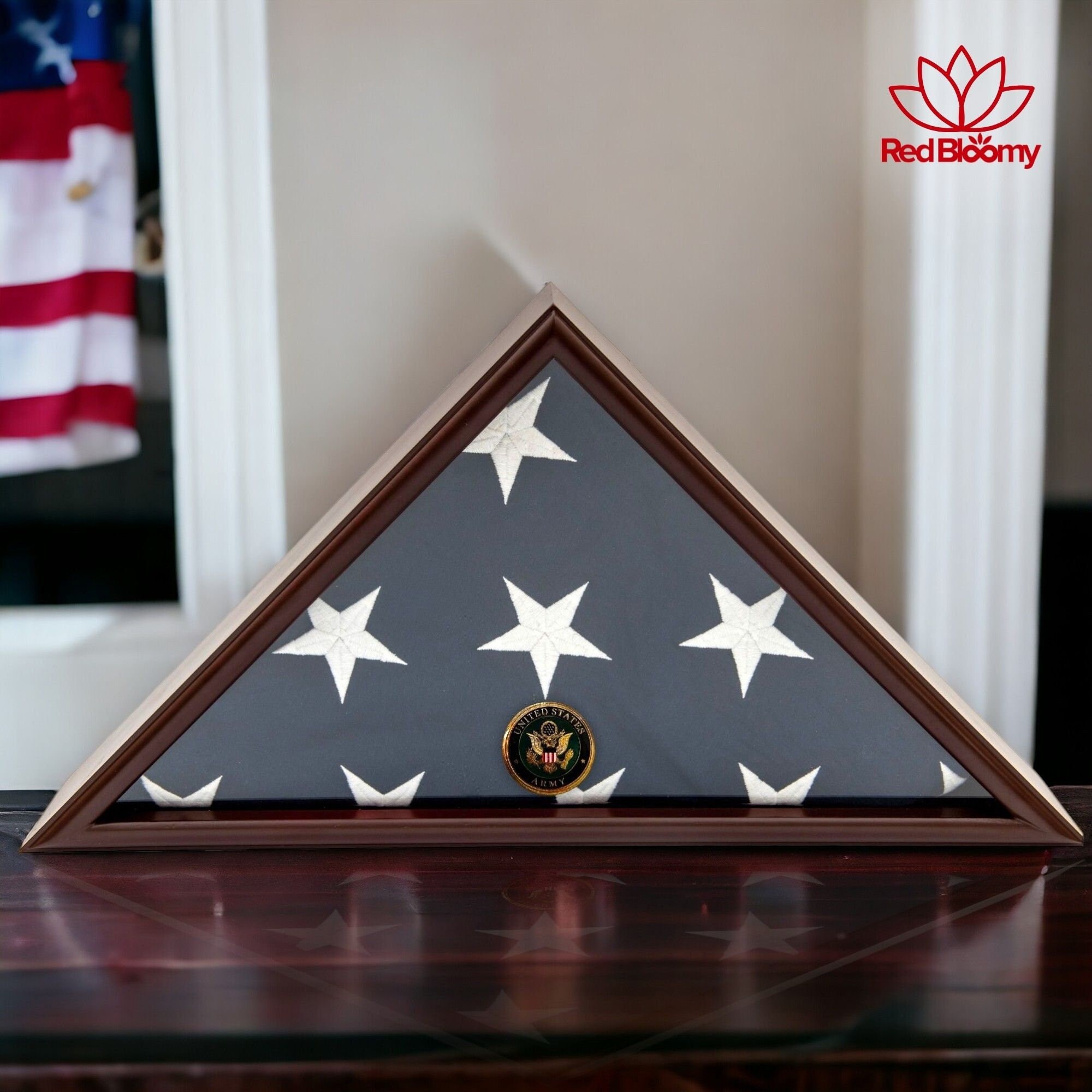 5x9 Army Flag Display Case, Veterans Day Gift, American Gift Idea, Best ...