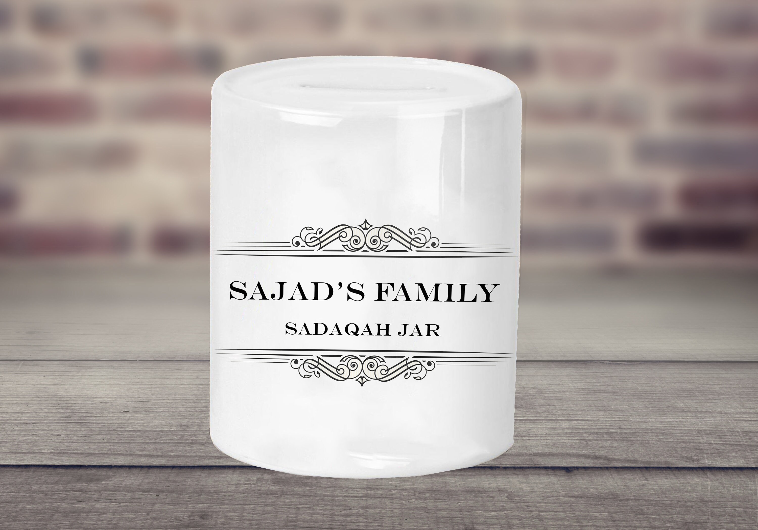 Personalised Islamic Sadaqah Jar Islamic Gift Family Gift - Etsy UK