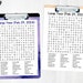 New Years Word Search Puzzles Printable, Party Games, Year 2024 ...