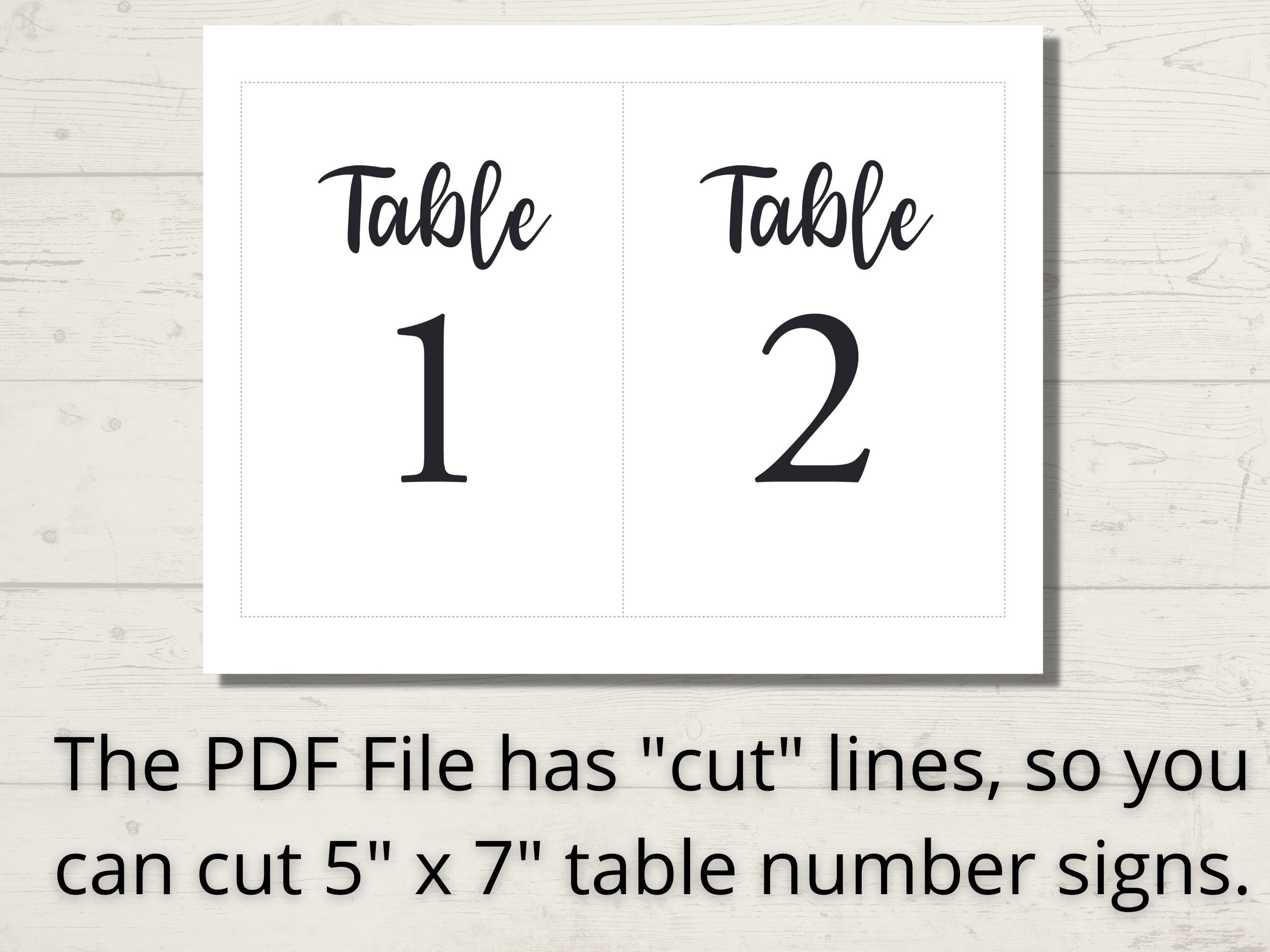 Table Numbers 1 Thru 30 Printable, Wedding Digital Download, SVG, PNG ...