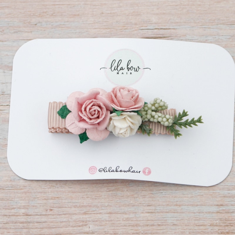 Flower Hair Clip Elegant - Etsy UK