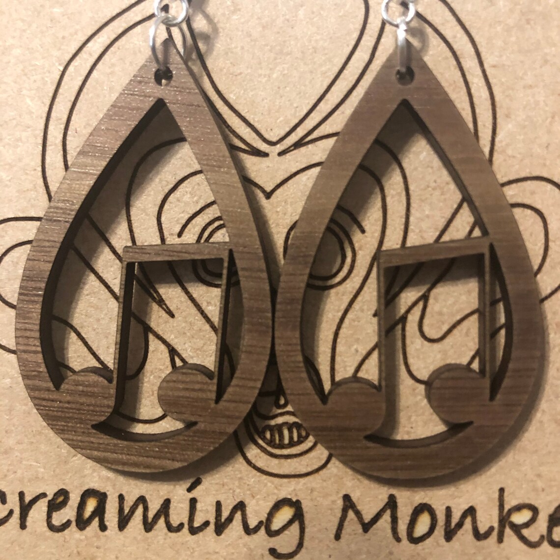 Teardrop With Musical Notes - Etsy