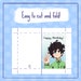 Printable Cute Anime Boy Birthday Card (download and Print) Handmade - Etsy