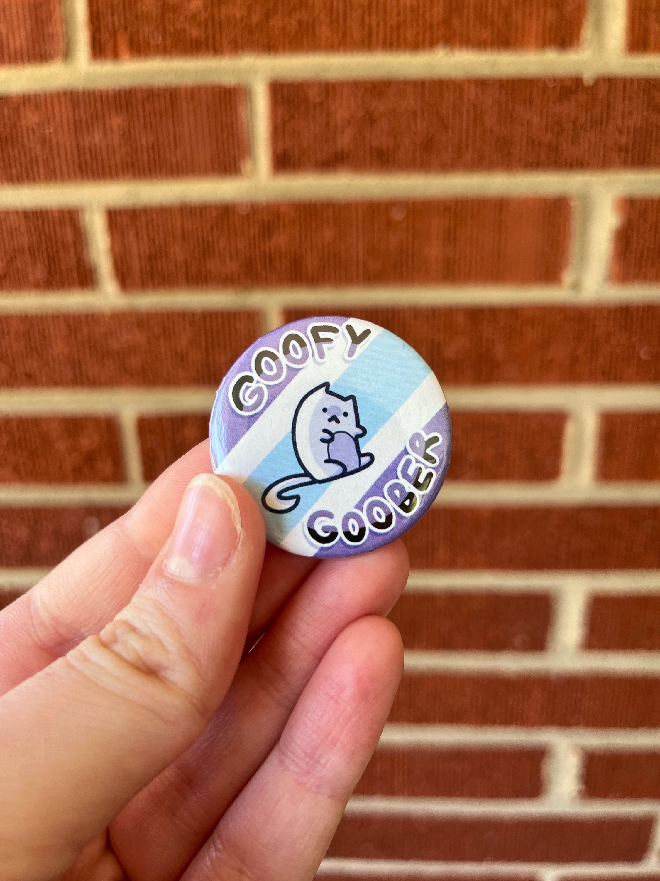 Goofy Goober Pin (funny Cute Silly Pin Back Button Collectible) - Etsy