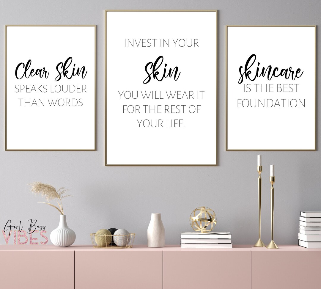 Spa Posters, Esthetician Quotes, Printable Wall Art - Etsy