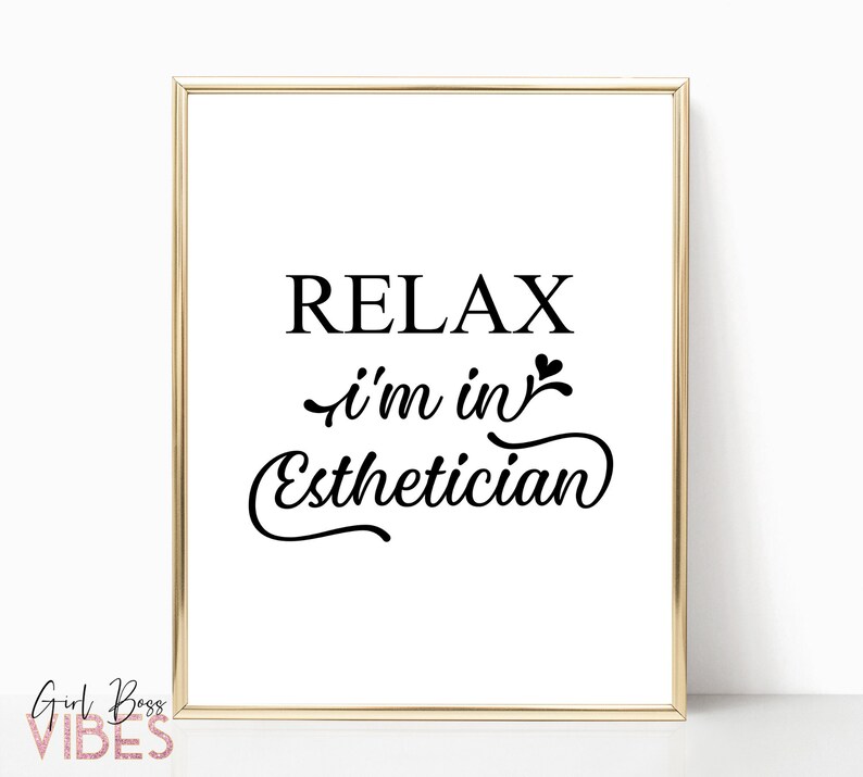 Esthetician Gifts, Esthetician Room Decor, Printable Wall Art - Etsy