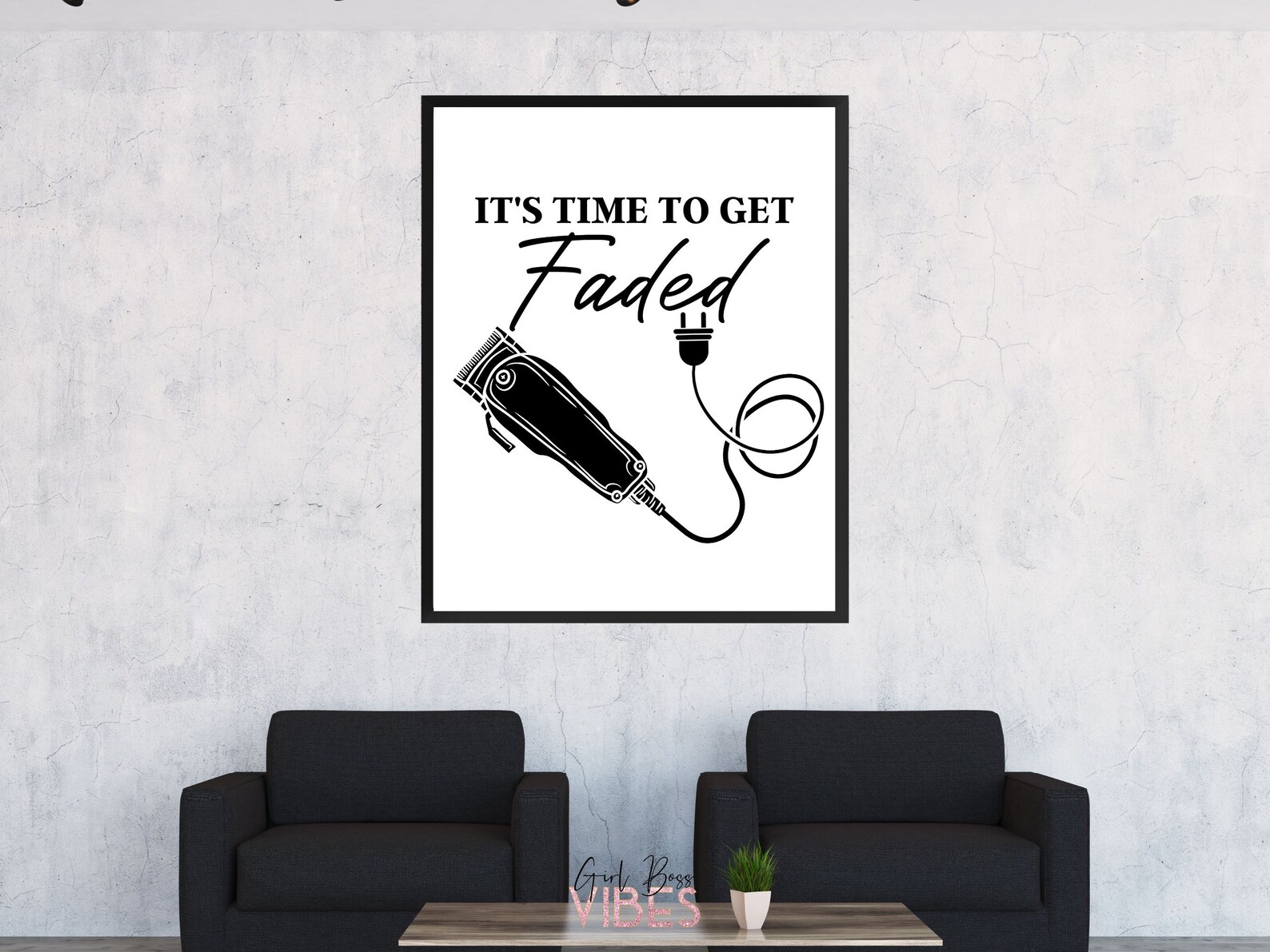 Barbershop Décor Haircut Poster Barber Gift Printable Wall - Etsy