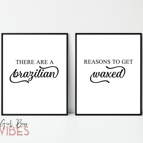 Waxing Room Decor Waxing Poster Digital Download Waxing - Etsy