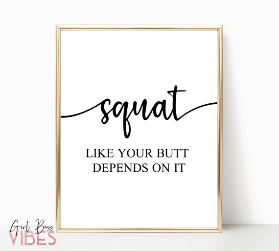 Exercise Squat Quotes