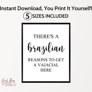 Vajacial, Printable Wall Art, Esthetician Room Décor, Esthetics ...