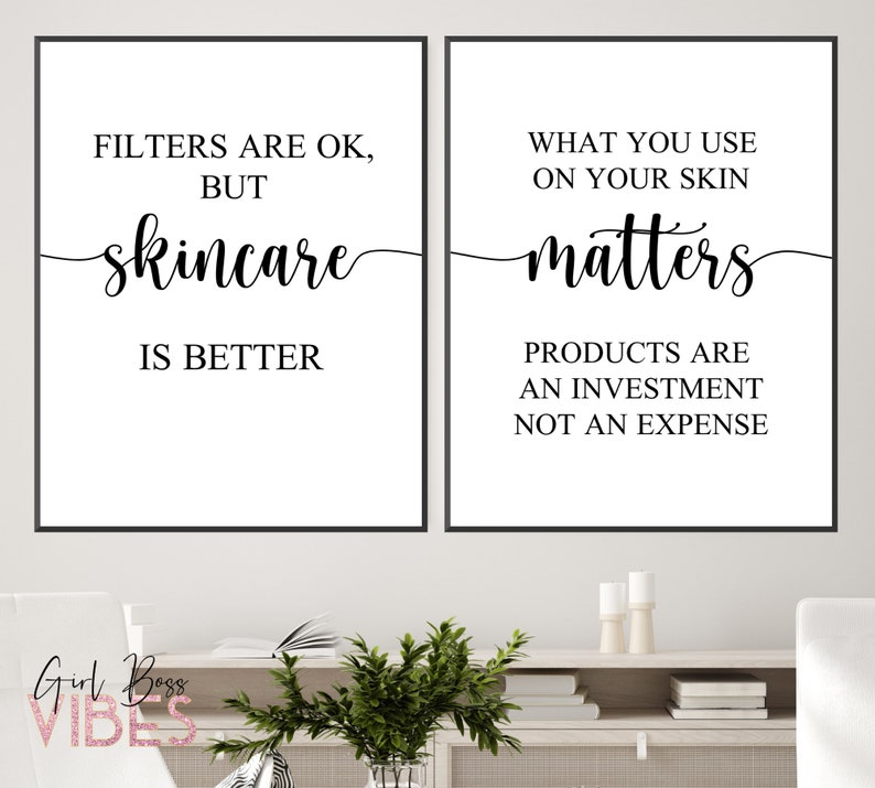 Dermatology Posters Skincare Poster Skincare Quotes - Etsy