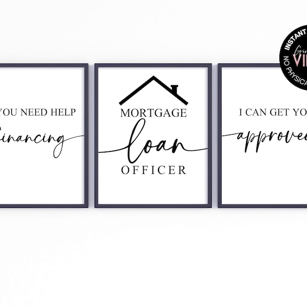 Mortgage Loan Officer Art - Etsy