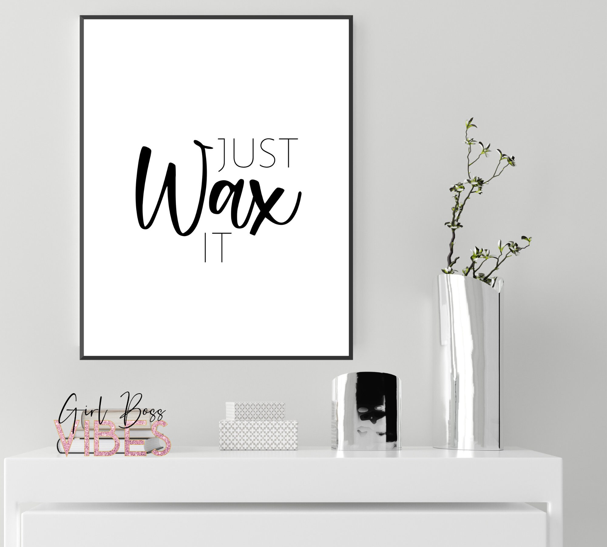 Waxing Room Decor Printable Wall Art Waxing Décor Spa - Etsy