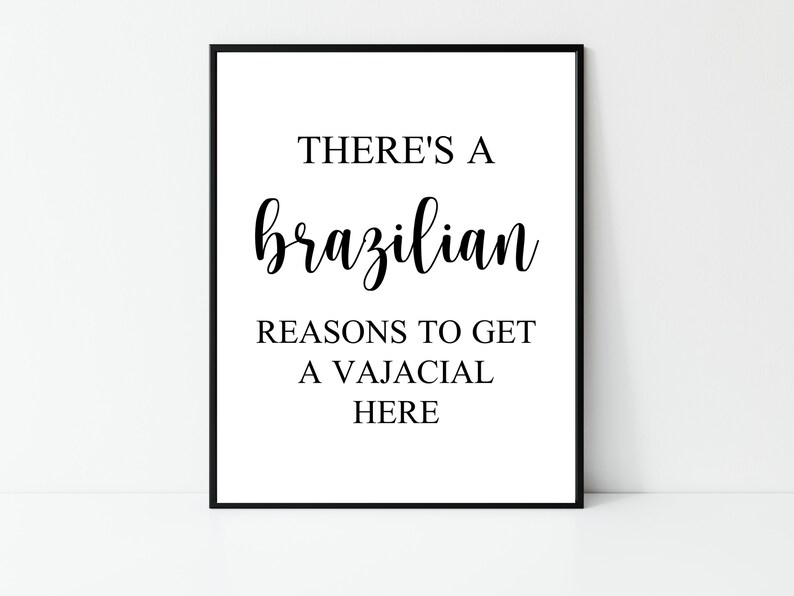 Vajacial, Printable Wall Art, Esthetician Room Décor, Esthetics ...