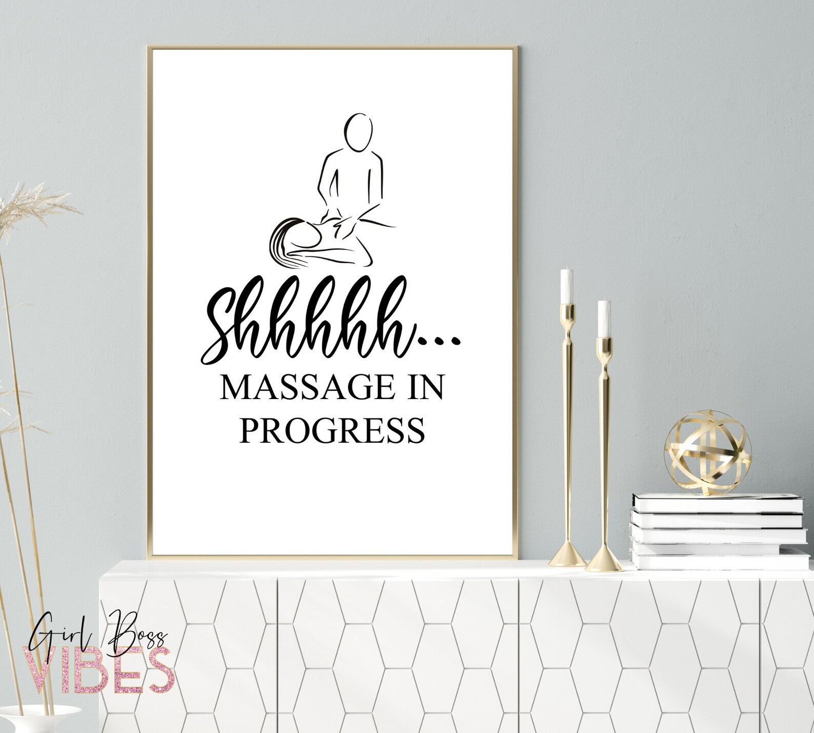 Massage Sign Massage Sign For Wall Massage Room Décor Etsy