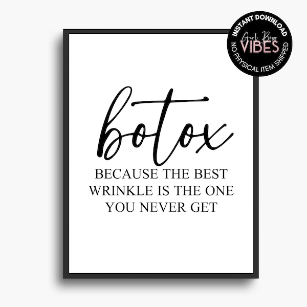 Botox Sign - Etsy
