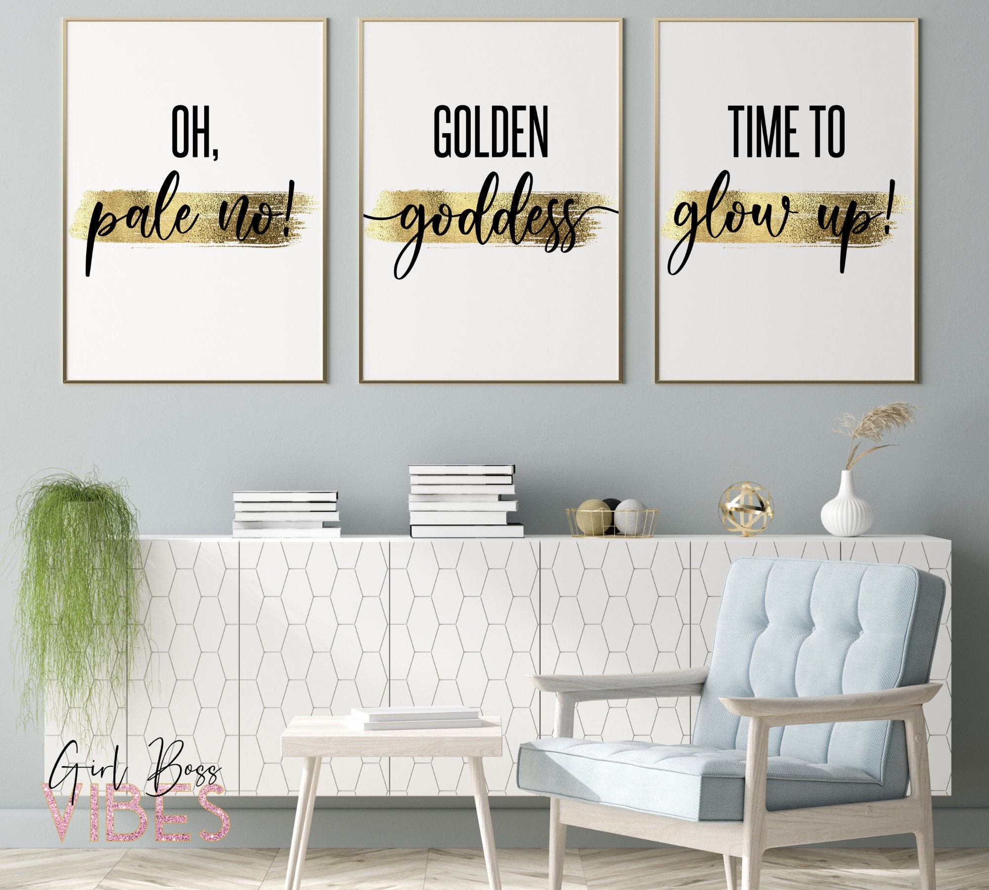 Tanning Salon Decor 3pc Printable Wall Art Instant - Etsy