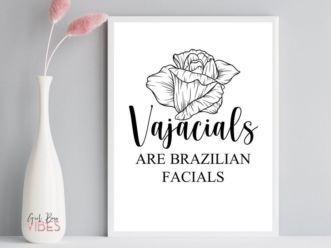 Yoni Vajacial Printable Wall Art, Esthetician Decor (instant Download ...
