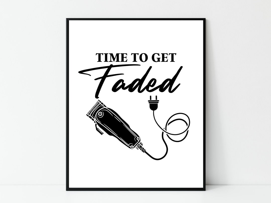 Barbershop Décor, Haircut Poster, Barber Gift, Printable Wall Art ...