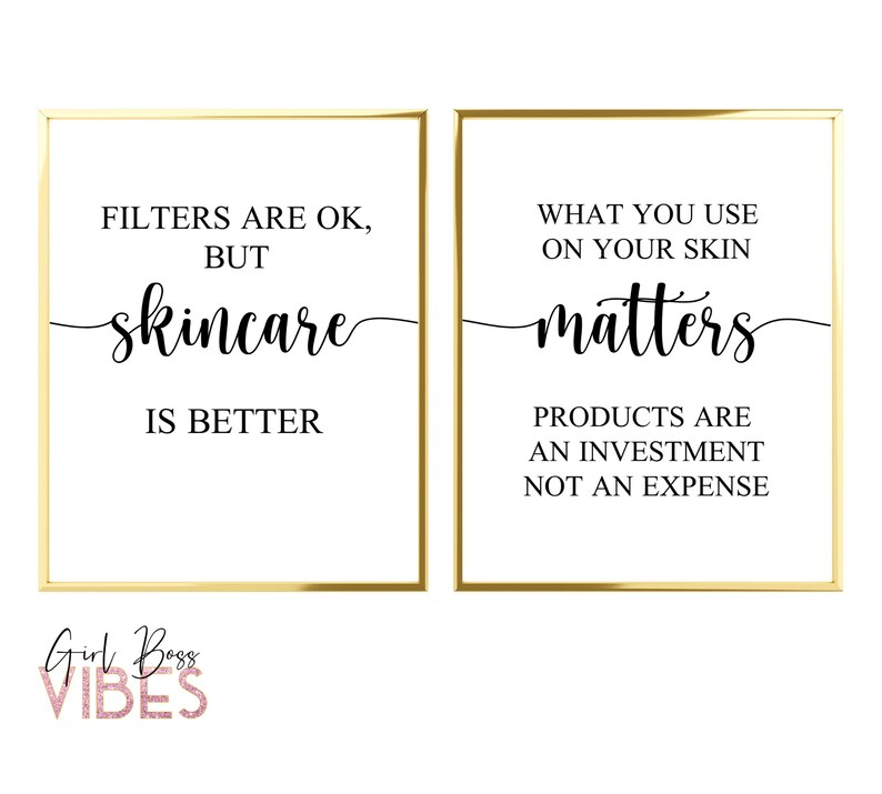 Dermatology Posters Skincare Poster Skincare Quotes - Etsy