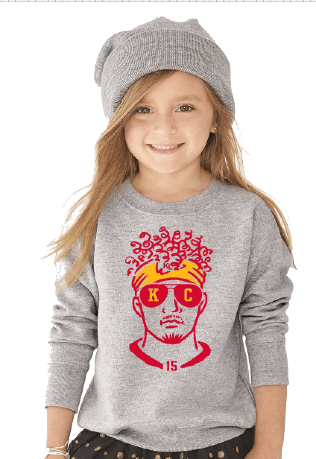 Quarterback Kansas City Football Sweatshirt Toddler KC Football Shirt ...