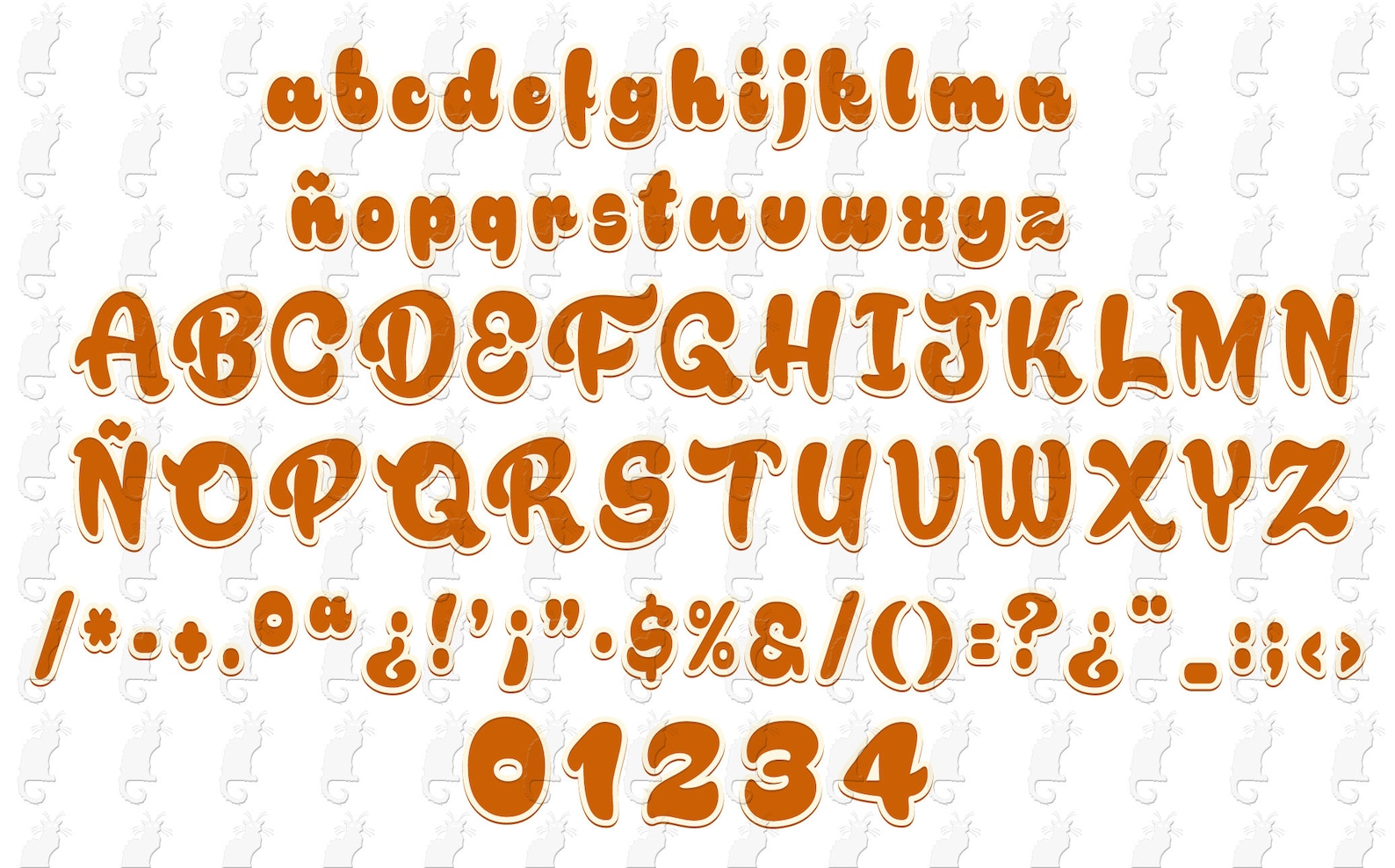 Alfabeto La Granja De Zenon Original En Formato Vectorial 2 - Etsy Denmark