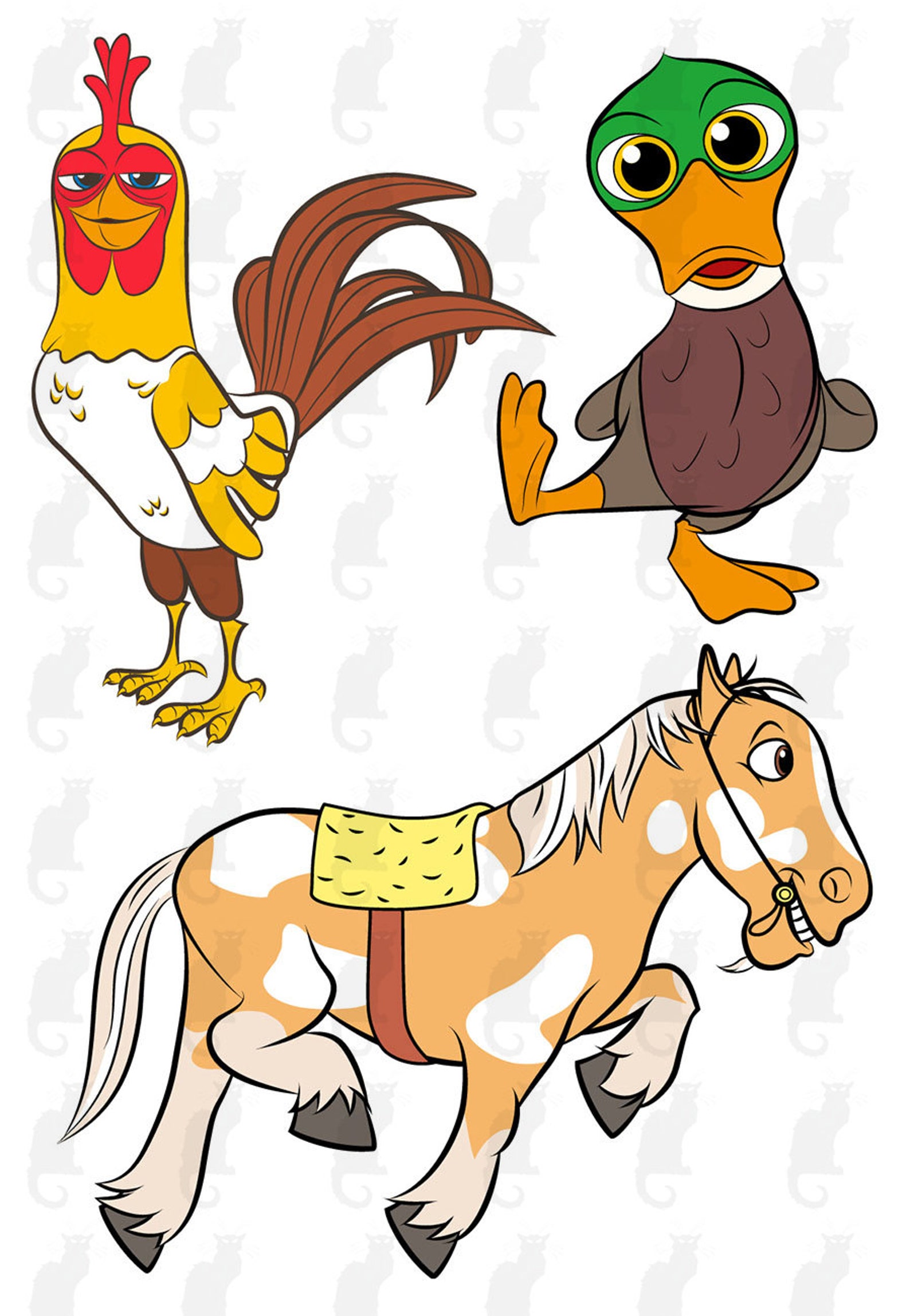 La granja de Zenon kit imagenes vectoriales escalables 12 | Etsy