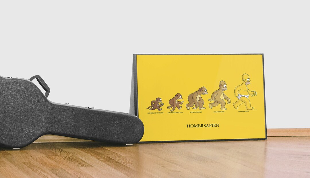 Homero Sapiens poster evolución imagen de alta calidad - Etsy México